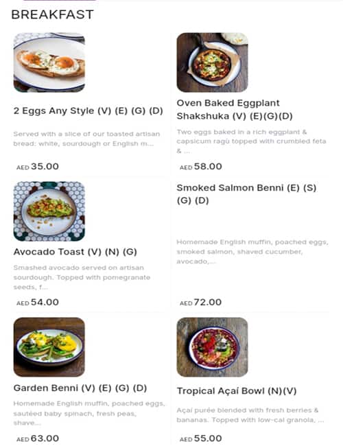 Menu of LDC Kitchen and Coffee, Jumeirah Lake Towers (JLT), Dubai