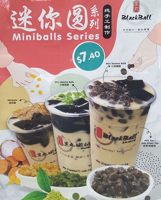 Menu at BlackBall desserts, Melbourne, Unit 8/206 Bourke St