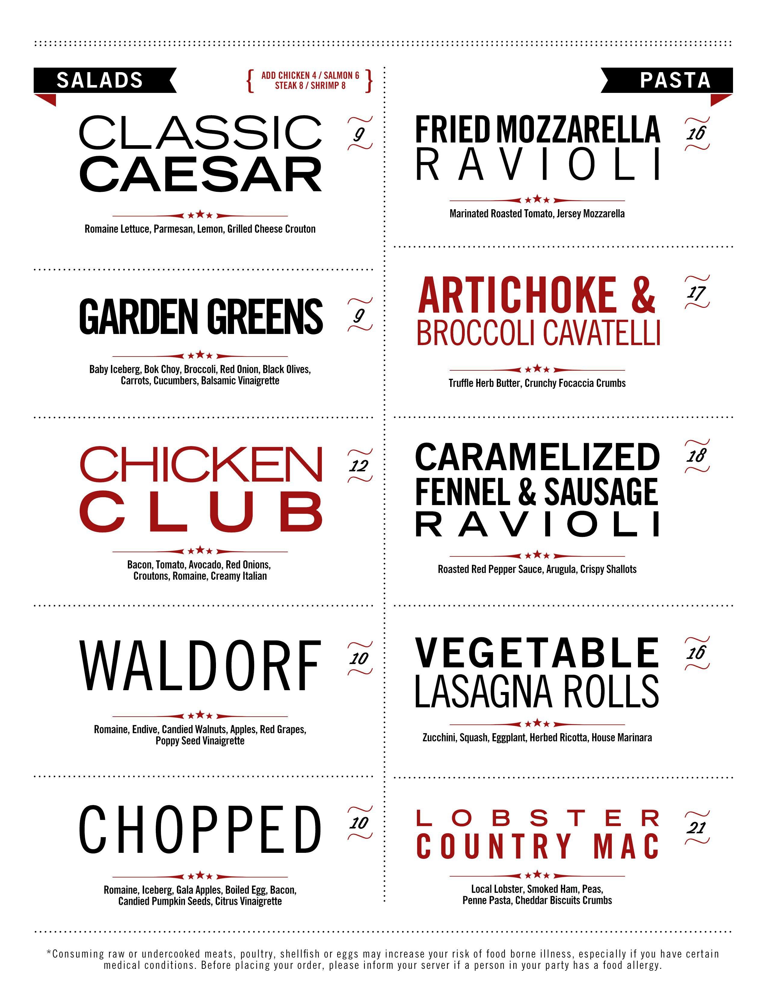 Menu at High Rollers Luxury Lanes & Sports Lounge pub & bar, Ledyard