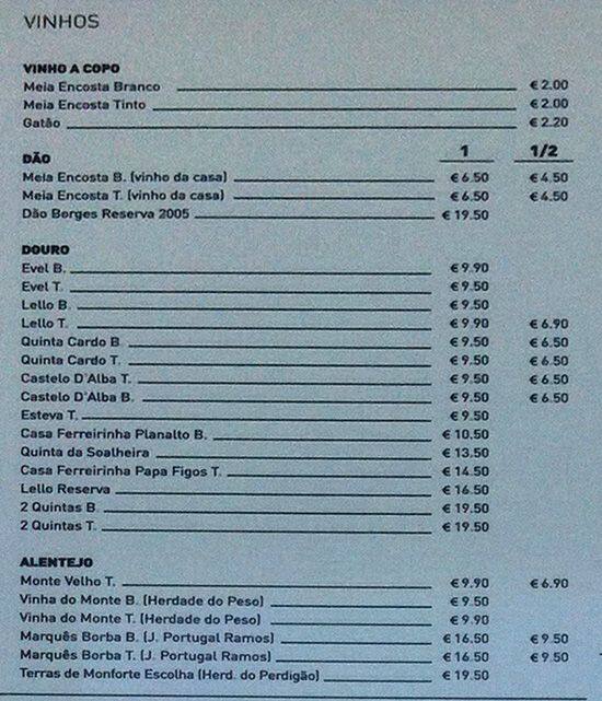 Menu em Cufra Grill pub & Bar, Porto, Via do Castelo do Queijo 395 4100 429