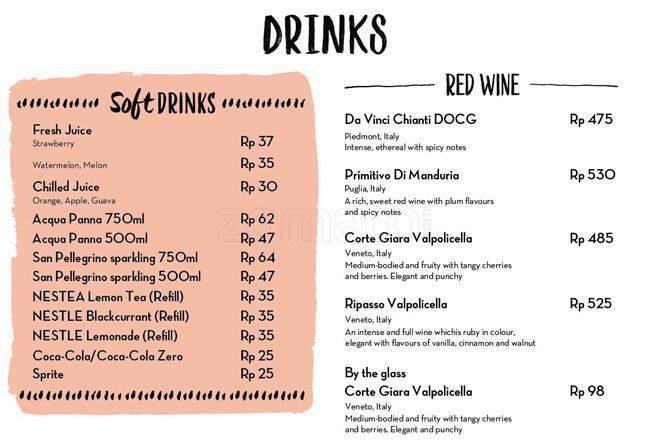 PizzaExpress Menu, Menu for PizzaExpress, Pondok Indah, Jakarta ...