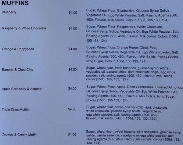 Menu at Percy's Bistro restaurant, Carlton