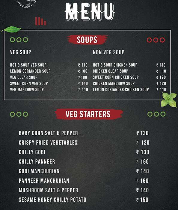 Menu of Grab Arab, Ashok Nagar, Chennai