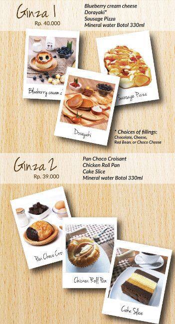 Menu at Shokupan, Jakarta, Plaza BII
