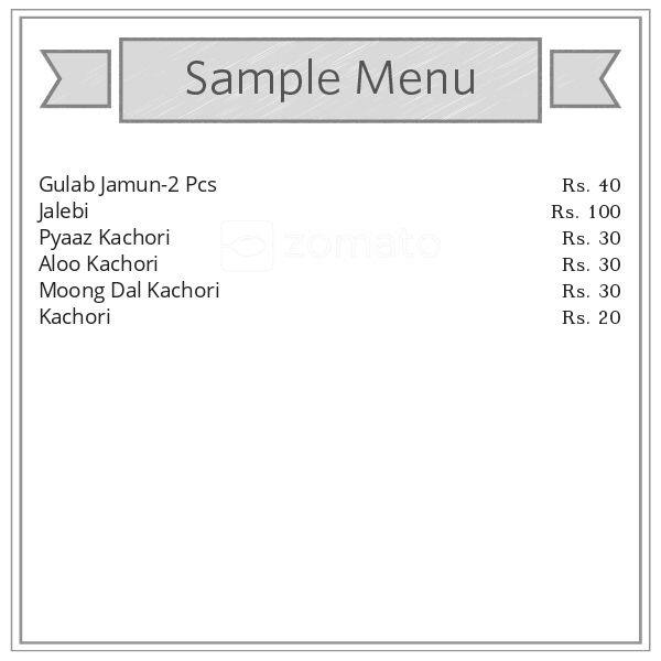 Menu of Kuch Meetha Ho Jaye, Kalyani Nagar, Pune
