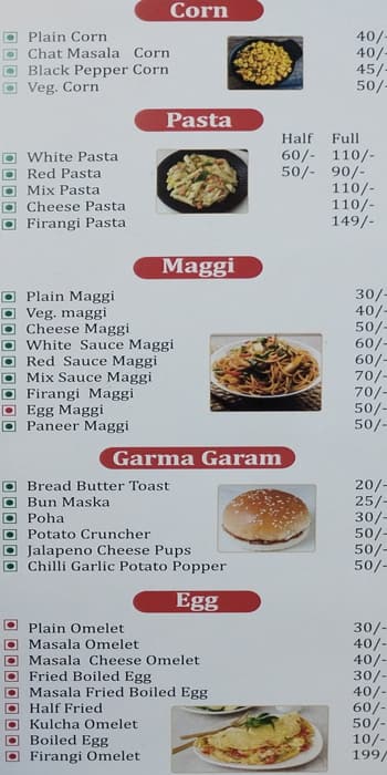 Menu at Firangi Cafe, Noida, torte mall