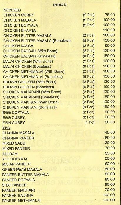 Punjab National Hindu Hotel Menu - Zomato