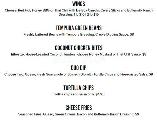 Menu at Studio Movie Grill pub & bar, Alpharetta