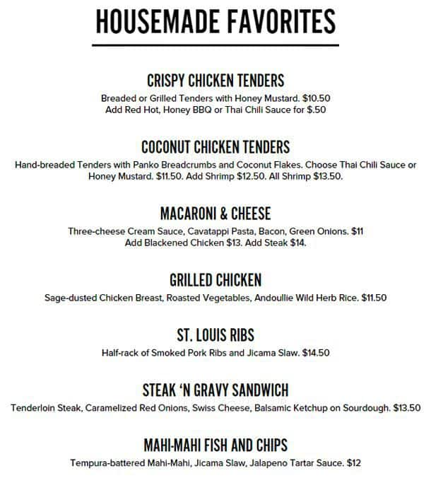 Menu at Studio Movie Grill pub & bar, Alpharetta
