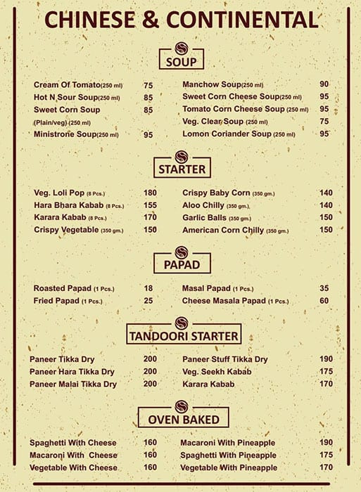 Menu of Angat Restaurant, Bavla Locality, Bavla