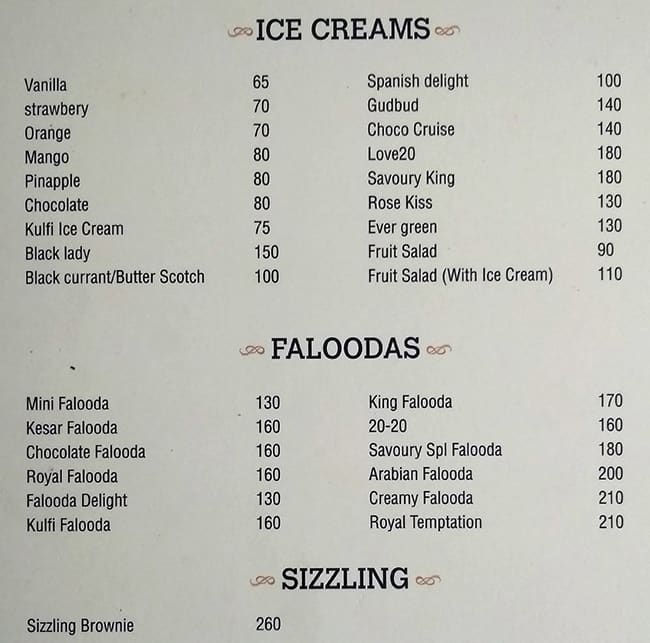 Menu at Savoury SeaShell Restaurant - Velachery, Chennai, 3