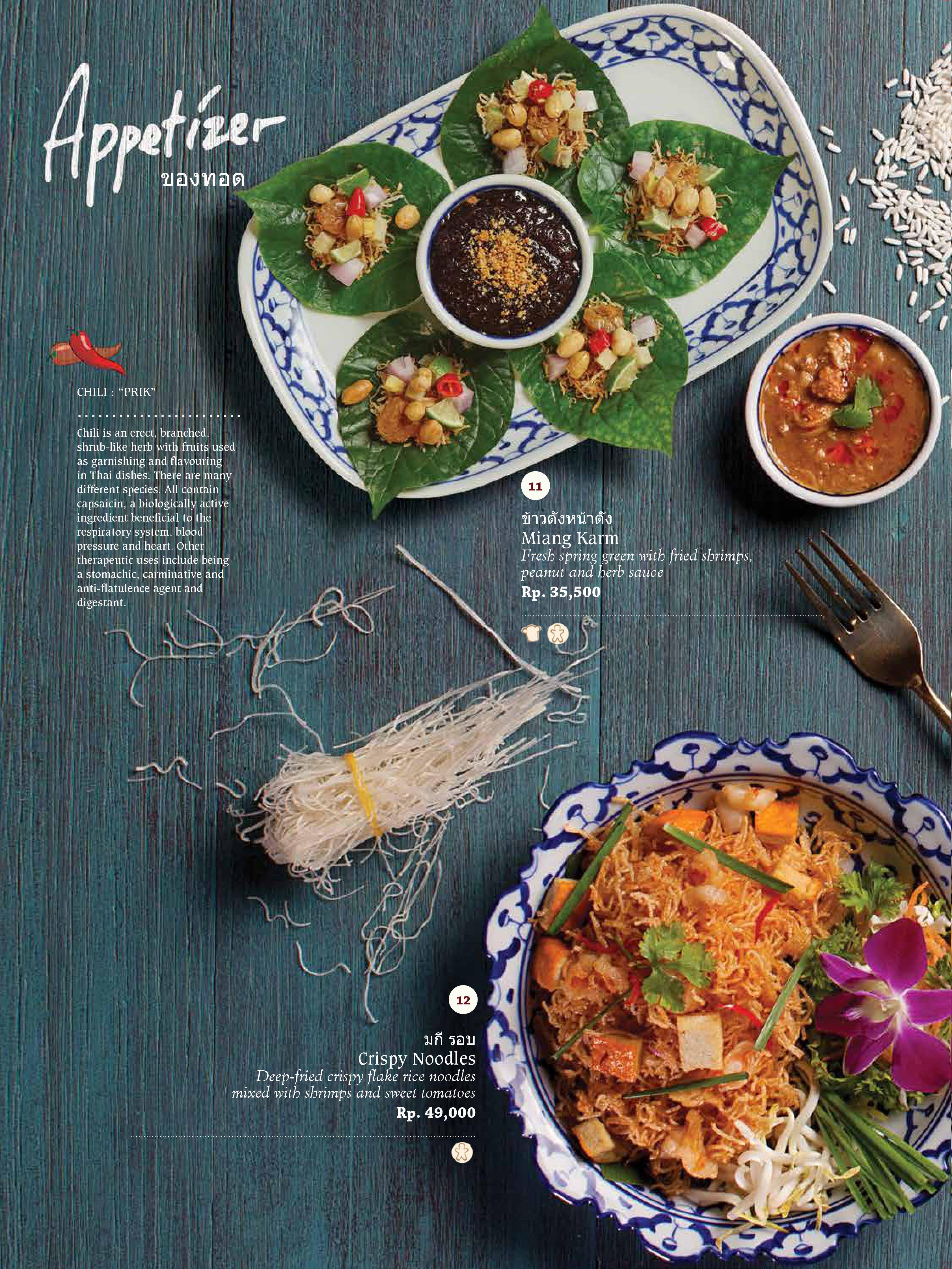 Carta del restaurante Jittlada, Tangerang, Living World