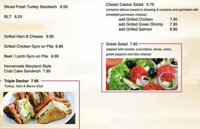 Menu at Captain Steve's restaurant, Charlotte, Monroe Rd