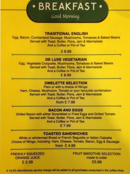 Baker Street Food Station a London: Foto del Menu con Prezzi - Zomato UK