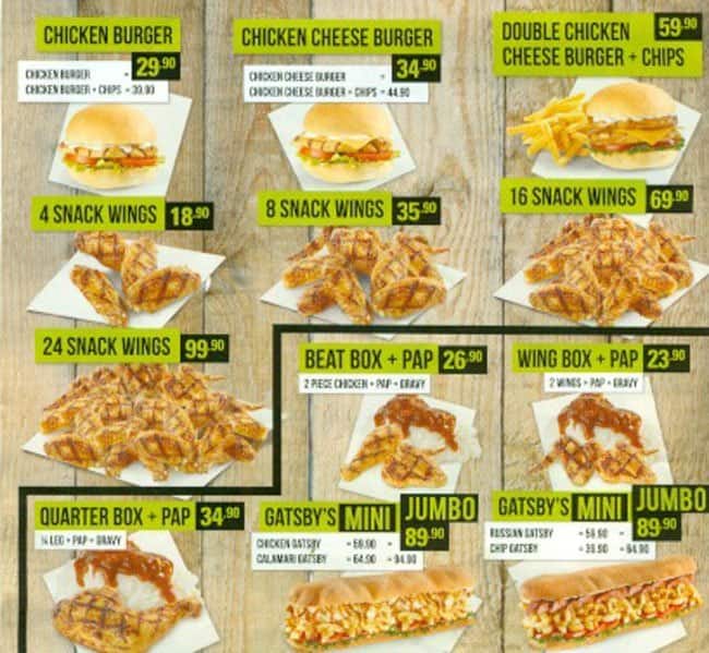 Zebro's Menu, Menu for Zebro's, Paarl, Cape Town - Zomato SA