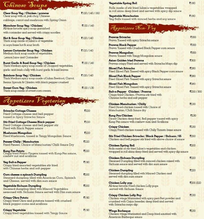 Wok & Tandoor Menu, Menu for Wok & Tandoor, Chakala, Mumbai - Zomato