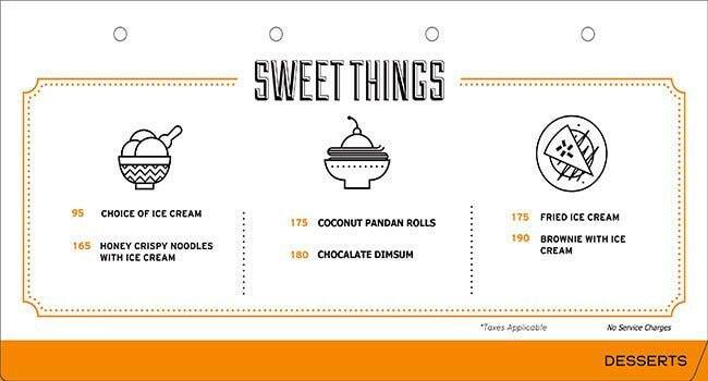 Menu at Orange Wok, Chennai, AH-15