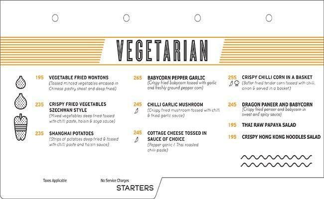 Menu at Orange Wok, Chennai, AH-15