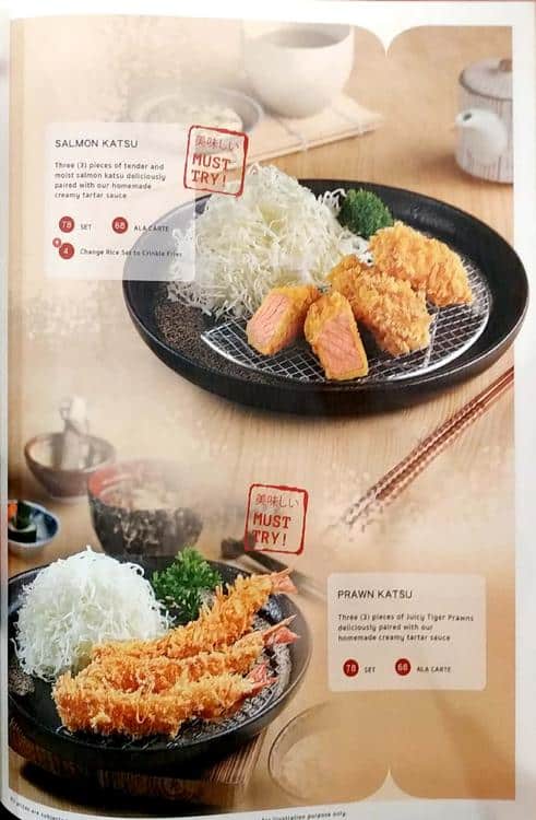 Menu at Kimukatsu Summarecon Mall Serpong restaurant, Curug Sangereng