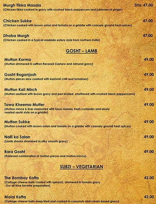 Menu at Kitakits Kafe & Klubb restaurant, Dubai