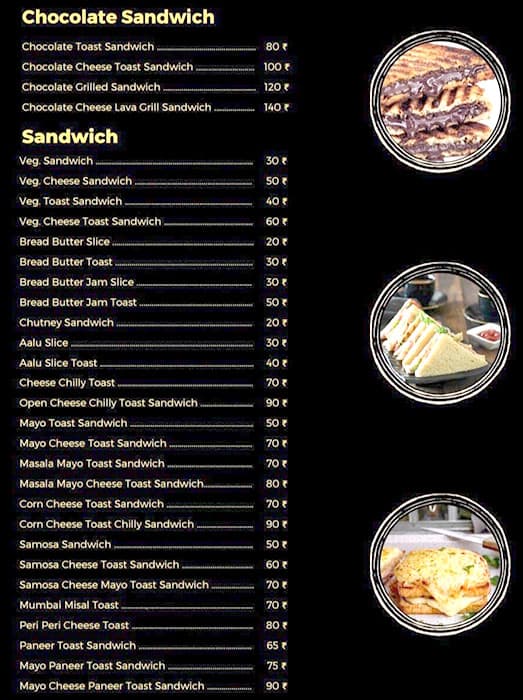 Menu of Cheezal Fast Food Hub, Lower Parel, Mumbai