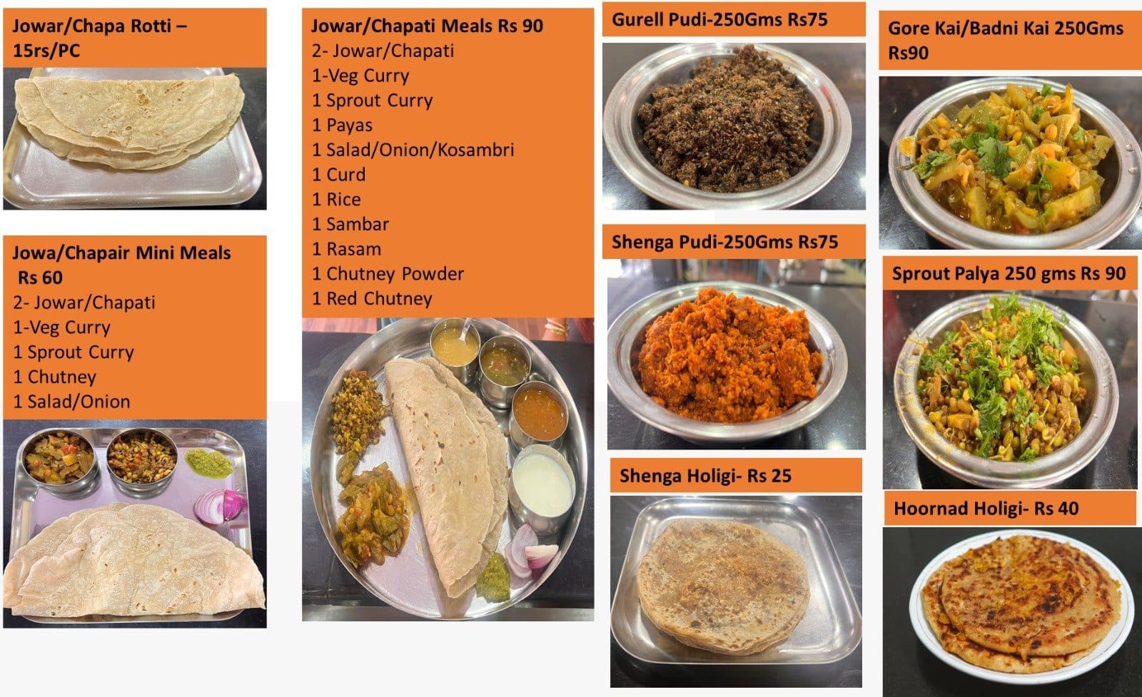Menu of Brahmin's Rotti Ruchi, Rajajinagar, Bangalore