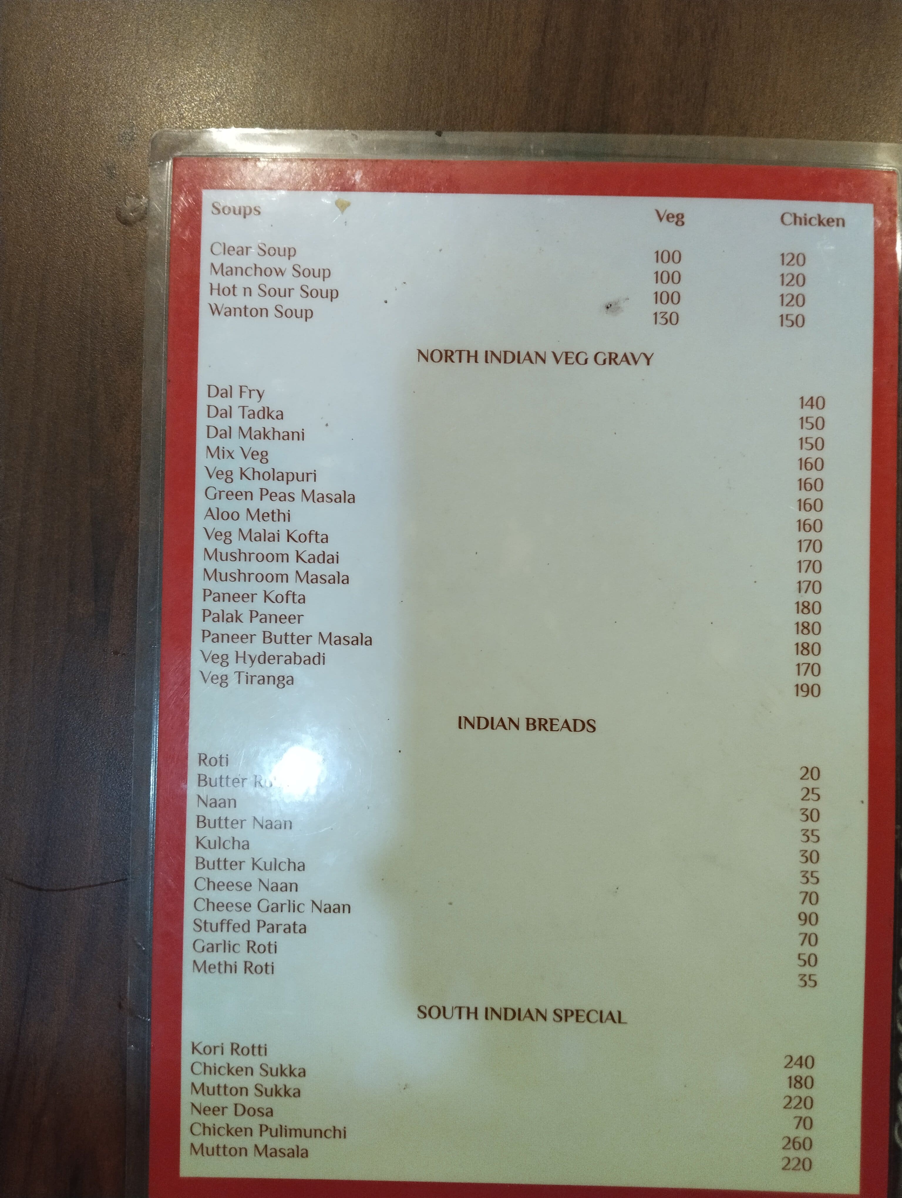 Menu of Sangam Bar And Kitchen, Chakala, Mumbai
