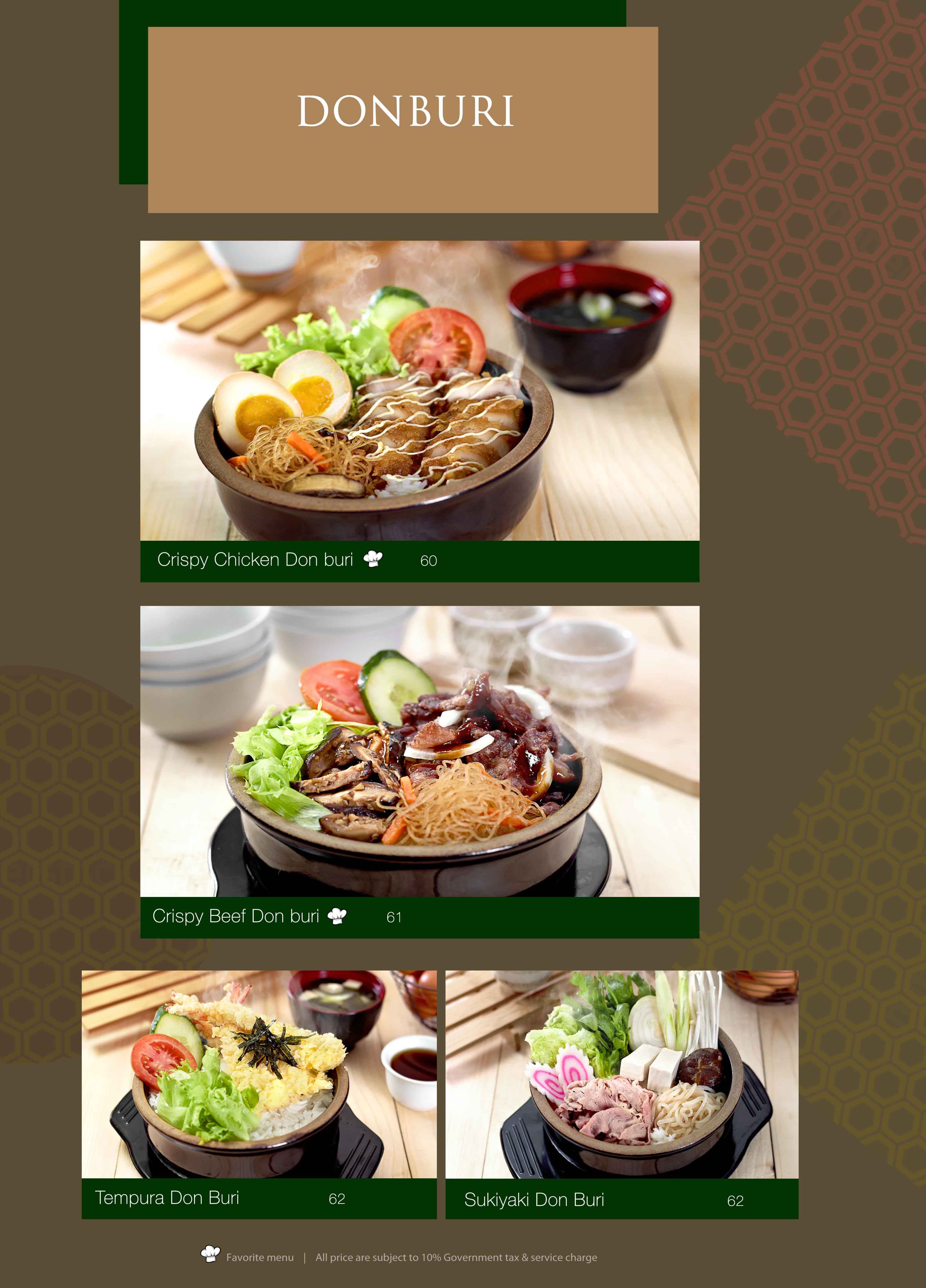 Menu at Shabu Shabu Express restaurant, Jakarta, Kota Kasablanka