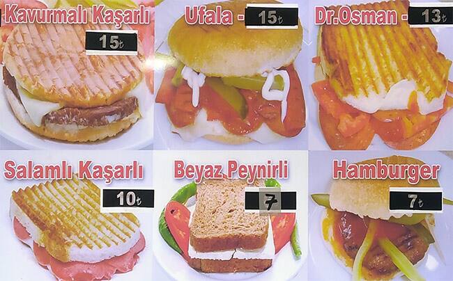 Menu at Piknik, Istanbul, Güzelbahçe Sk. 18/4