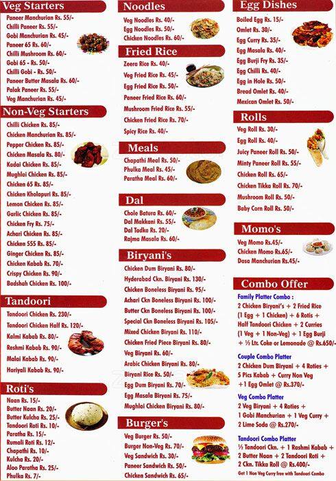 Menu at The Khana Platter, Bengaluru, 177