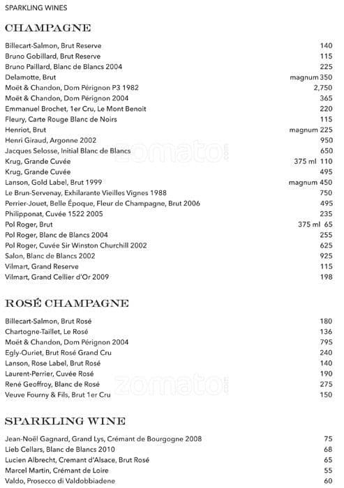 Menu at The Polo Bar, West New York, 1 E 55th St