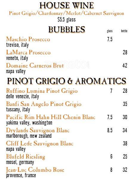 Menu at Rustic Table pub & bar, Pawleys Island