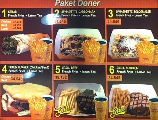 Doner Kebab Menu, Menu for Doner Kebab, Tanjung Duren, Jakarta - Zomato ...