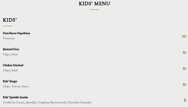 Menu at The Crafers Hotel pub & bar, Crafers