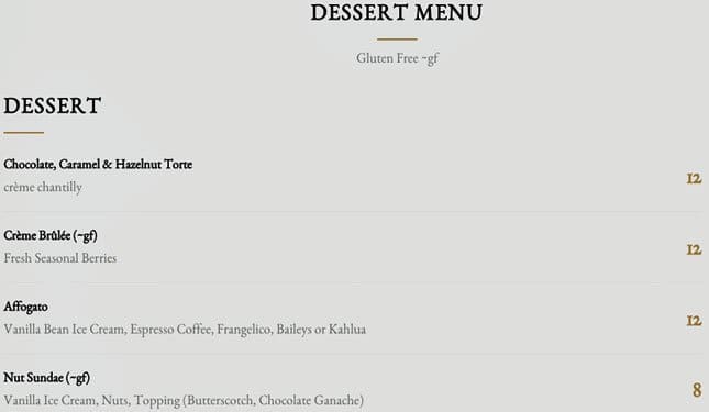 Menu at The Crafers Hotel pub & bar, Crafers