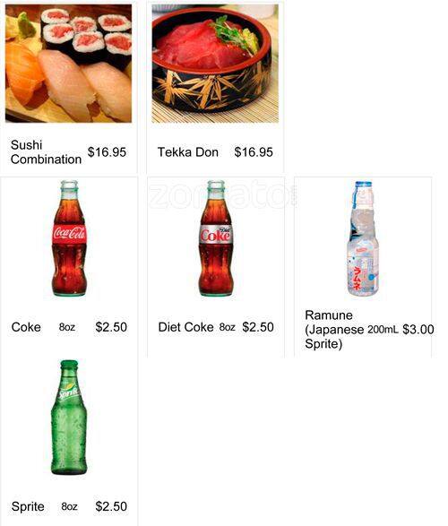 Menu at Bishoku restaurant, Sandy Springs