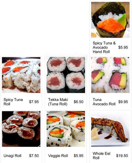 Menu at Bishoku restaurant, Sandy Springs