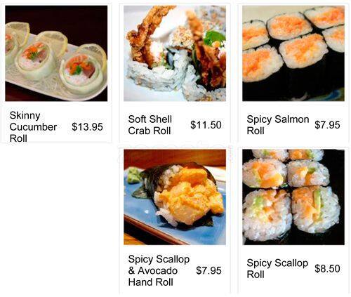 Menu at Bishoku restaurant, Sandy Springs