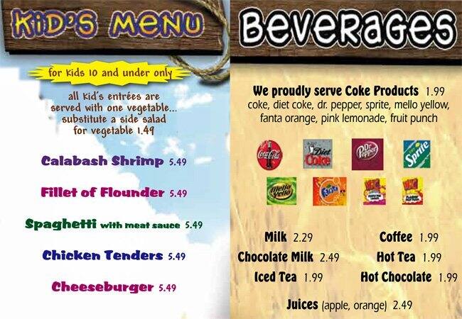 Menu at Sun Valley Cafe, Indian Trail