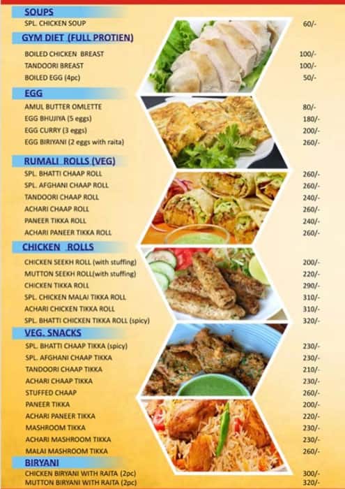 Menu at SARDAR JI LATE NIGHT KITCHEN (TAGORE GARDEN), New Delhi, C