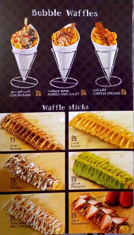 Menu of Sugar Bae, Jumeirah 1, Dubai