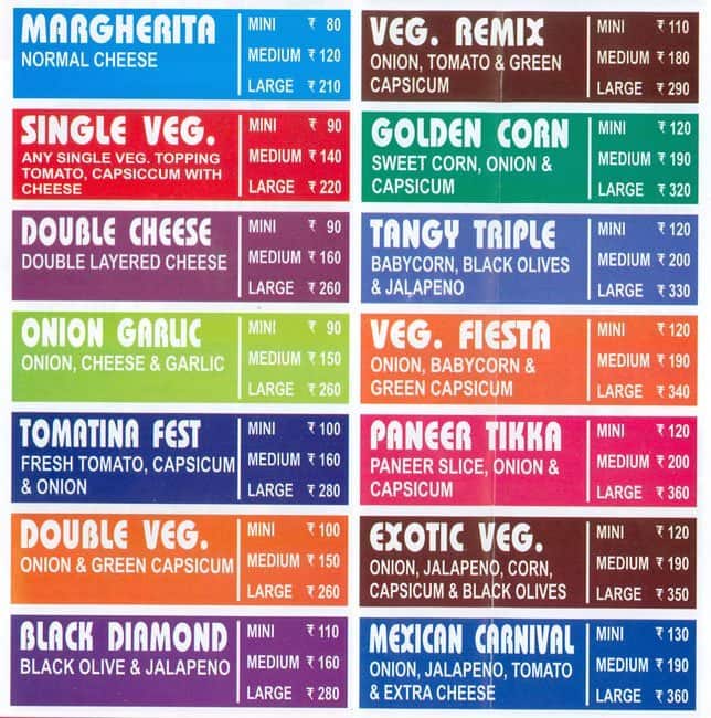 Pizza Hub Menu, Menu for Pizza Hub, Shahdara, New Delhi - Zomato