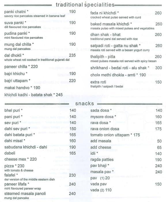 Swati Snacks Menu, Menu de Swati Snacks, Tardeo, Mumbai - Zomato