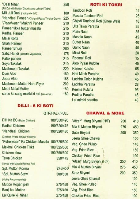 Menu at Green Chilli, Gurugram, No. 81