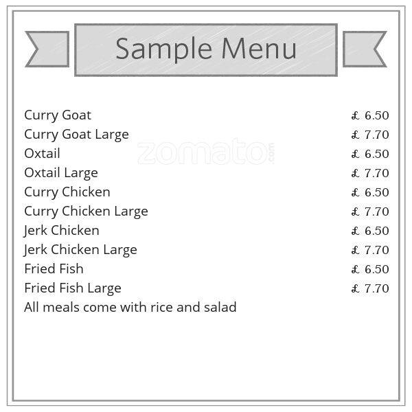 Caribbean Spice Bakery Menu, Menu for Caribbean Spice Bakery, Peckham ...