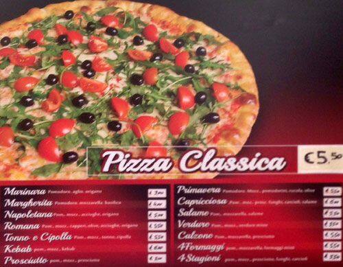 Menu at Kebab Goha di via Padova restaurant, Milan, Via Padova