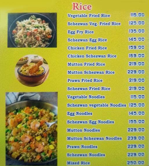Menu at PANDIAN HOTEL, Chennai, 92A/3