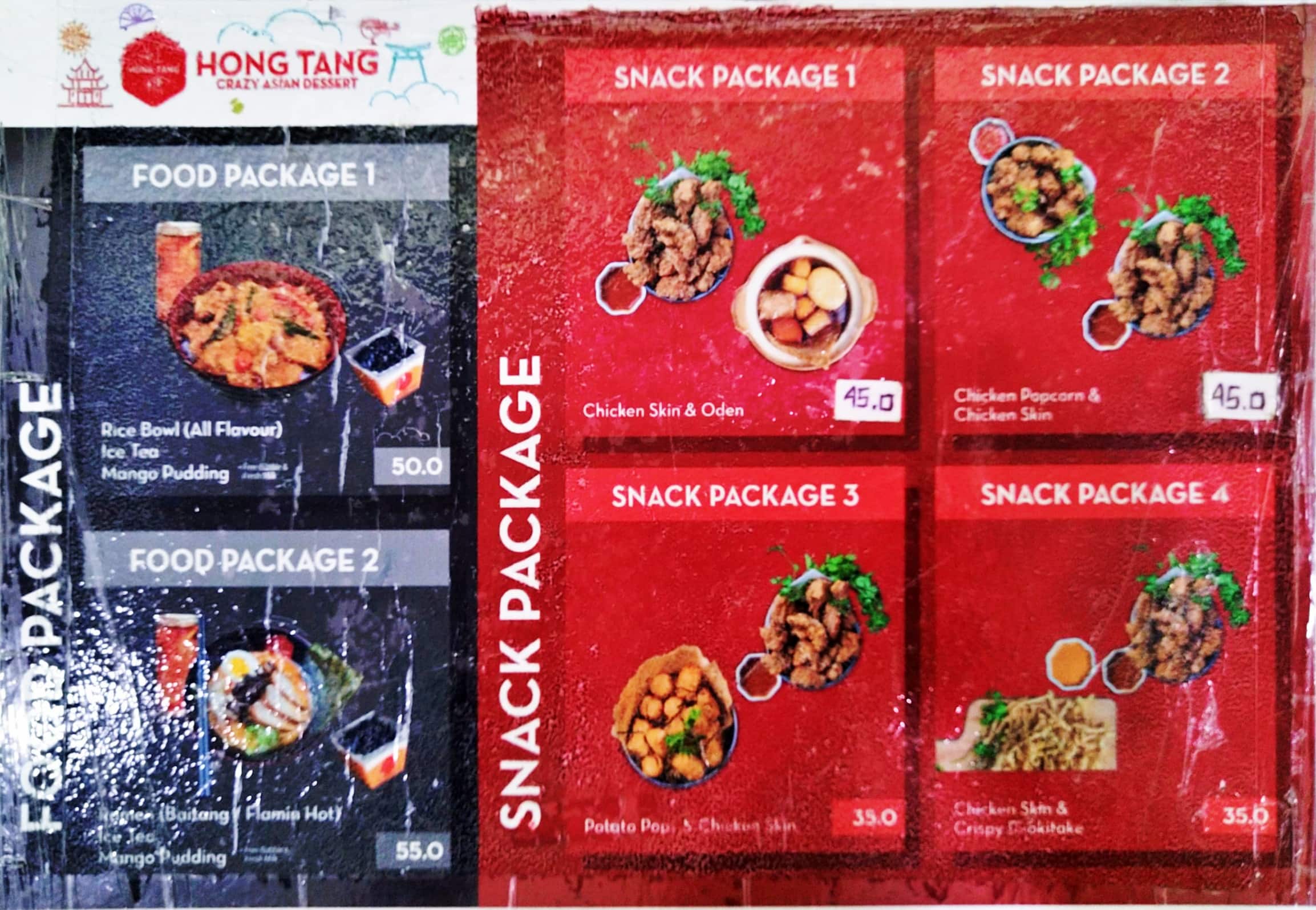 Menu at Hong Tang desserts, Tangerang, Summarecon Mall Serpong