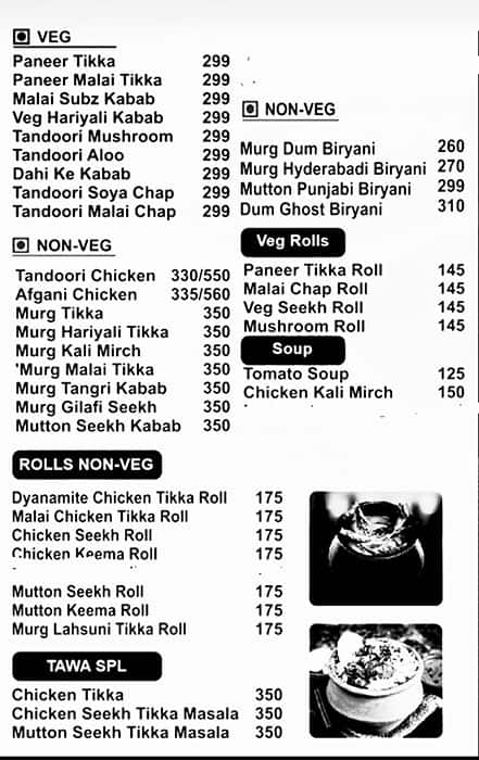 Menu of Chawla Chicken Social, Sector 23, Dwarka, New Delhi