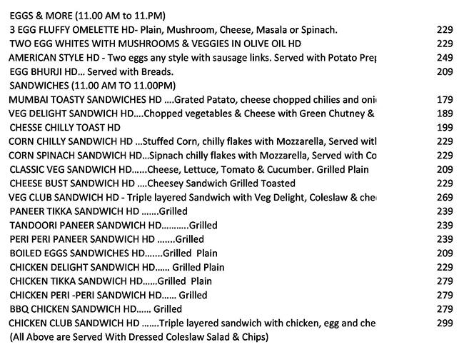 Menu at Namaste Chef by Asian Wok & Grill, Nashik